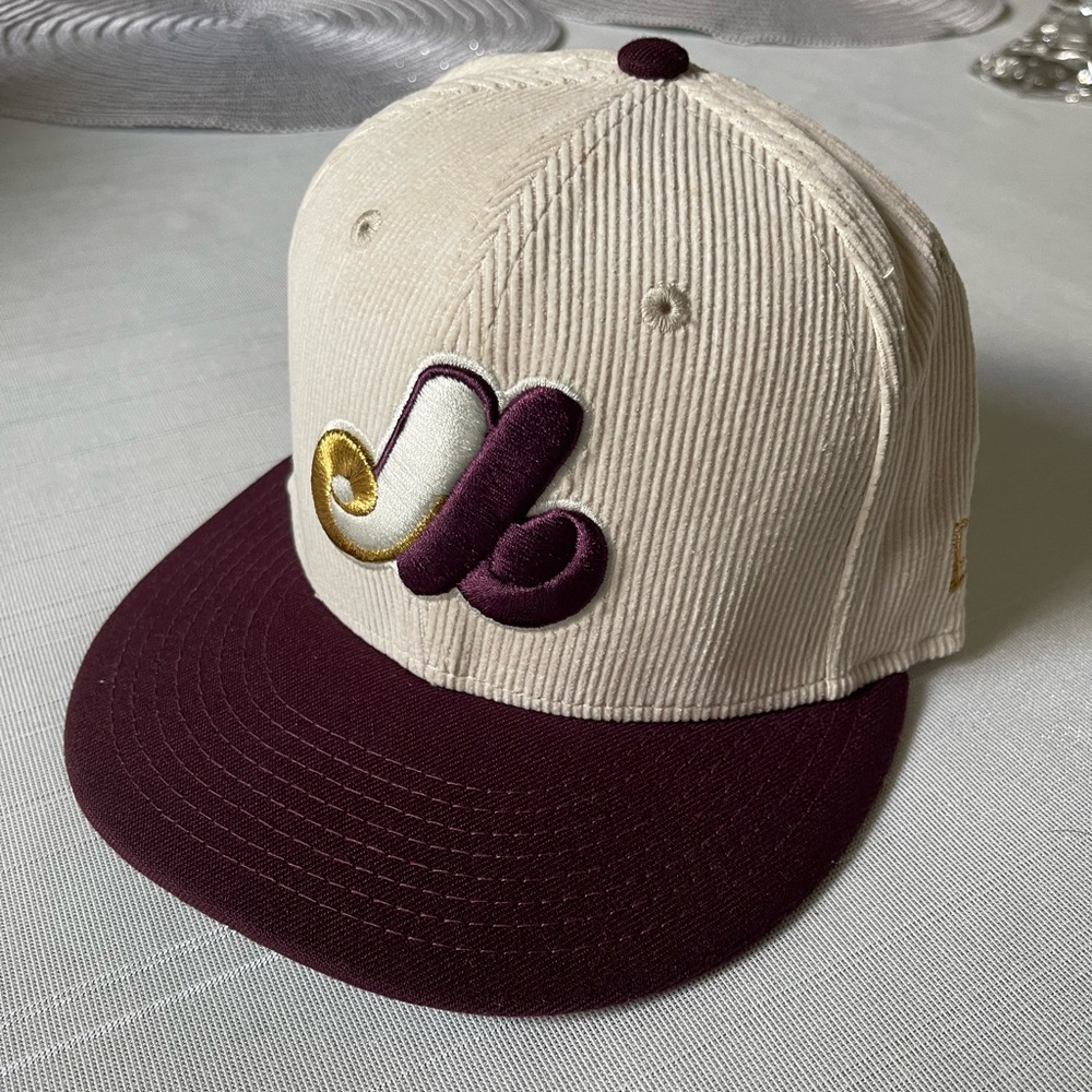 New Era 59fifty Fitted 5950 Montreal Expos Hat Cap Co… - Gem